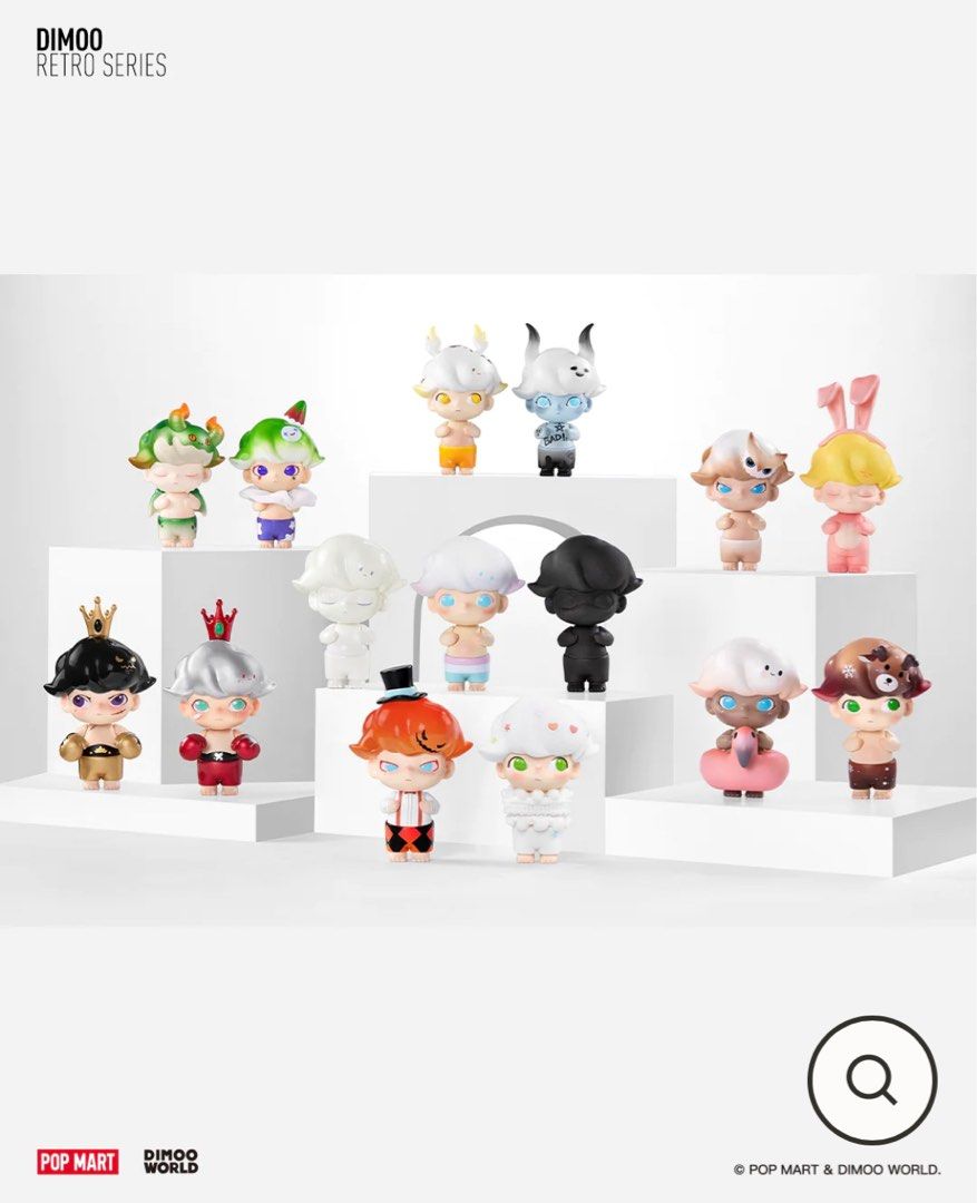 BNIF Popmart Dimoo retro flamingo, Hobbies & Toys, Toys & Games on ...