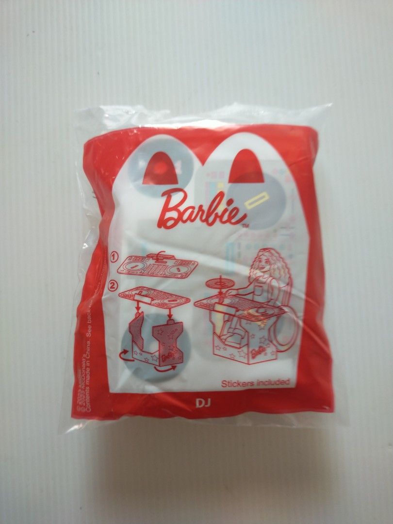 Brand New. McDonald's Happy Meal Barbie Dj. Stickers Included Inside ...