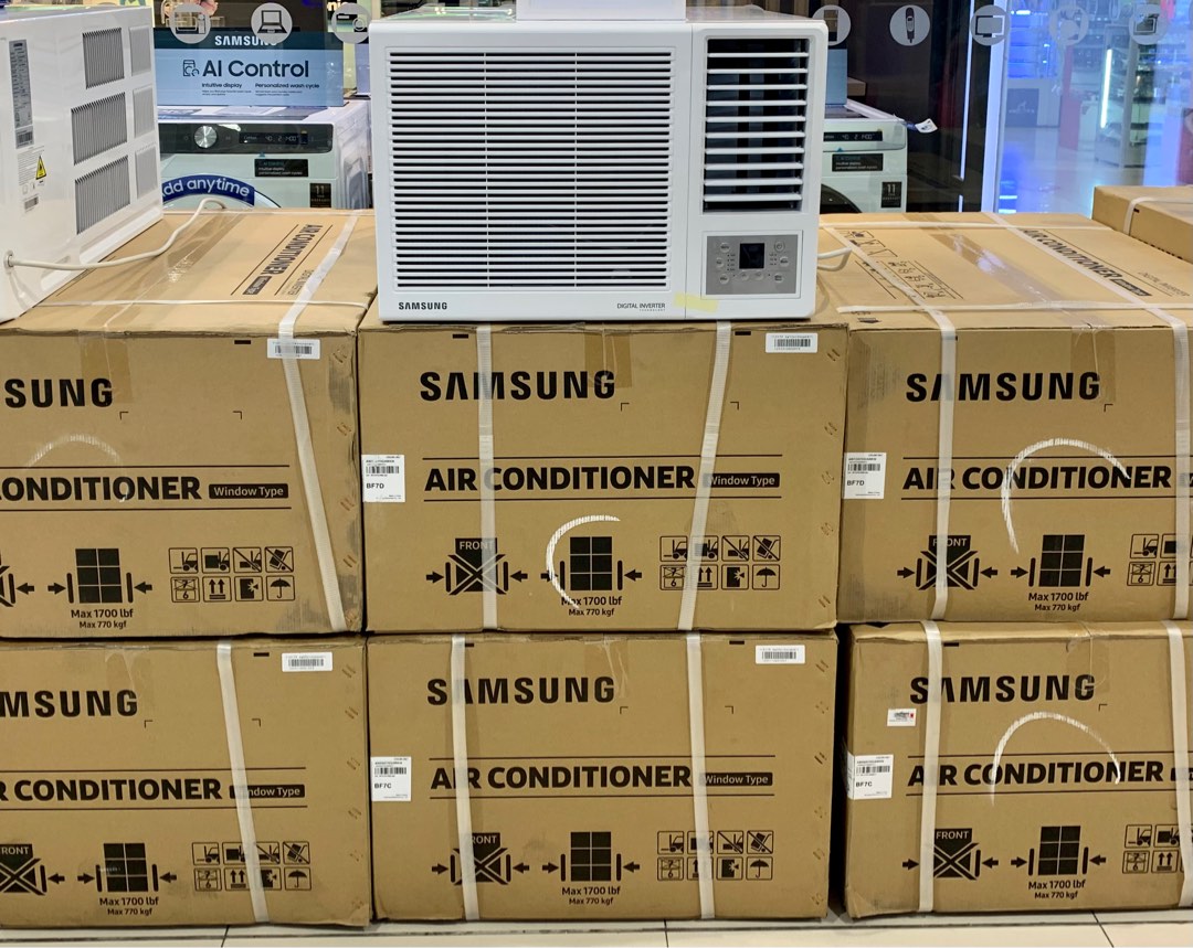 Brand New Samsung 1.0hp Window-type Inverter Aircon (3 DAYS FLASH SALE ...