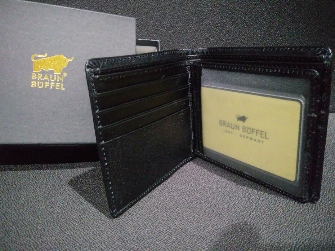 Braun Buffel leather wallet, Luxury, Bags & Wallets on Carousell