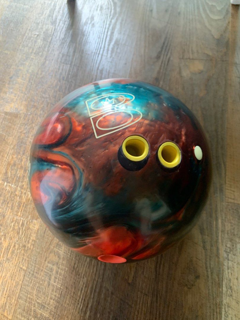 Brunswick Power Groove Reactive Bowling Ball, Sports Equipment, Sports ...