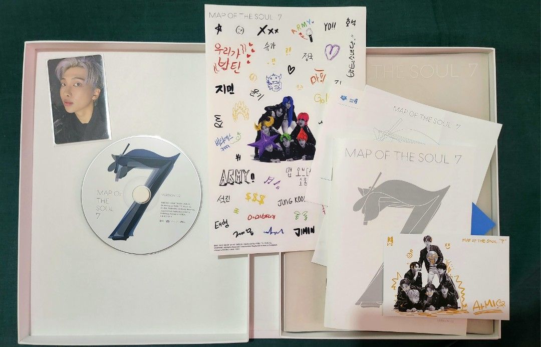 BTS MOTS 7: VER.2 with RM pc (complete inclusions), Hobbies & Toys ...