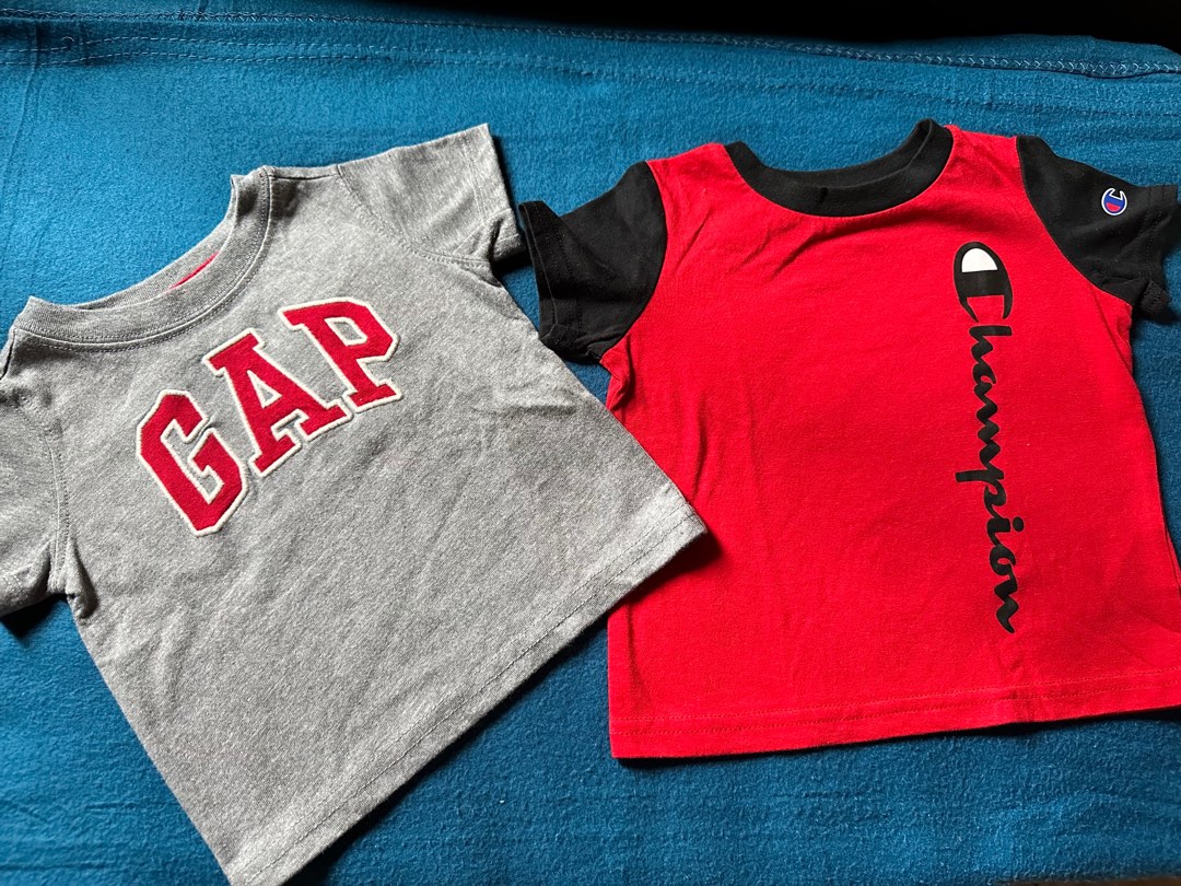 CHAMPION/ GAP BUNDLE TOP, Babies & Kids, Babies & Kids Fashion on Carousell