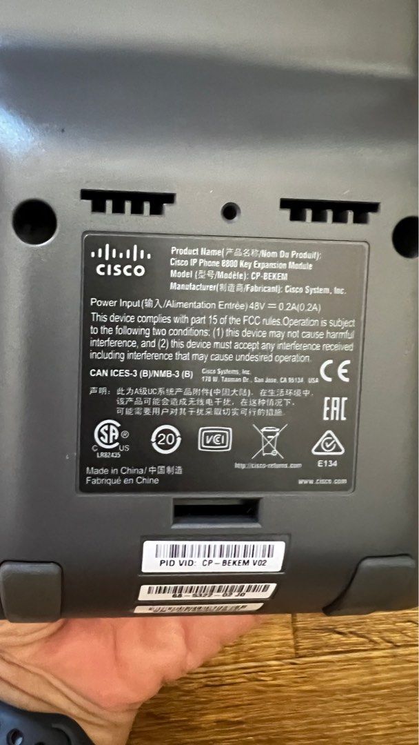 Cisco IP Phone 8800 Key Expansion Module, Computers & Tech, Office ...