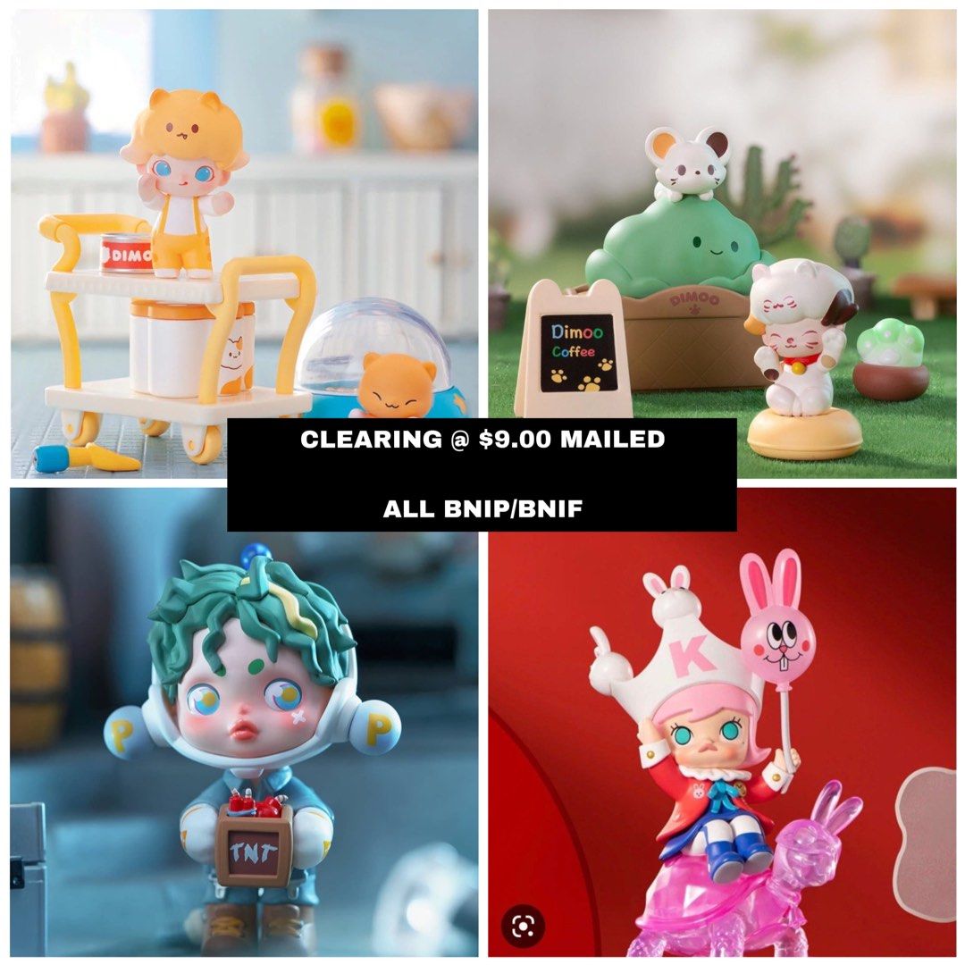 (clearing @ $9) popmart dimoo skullpanda molly, Hobbies & Toys, Toys ...