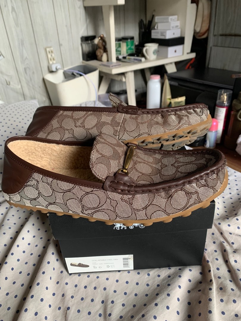 Coach collapsible topsider, Men's Fashion, Footwear, Casual Shoes on ...