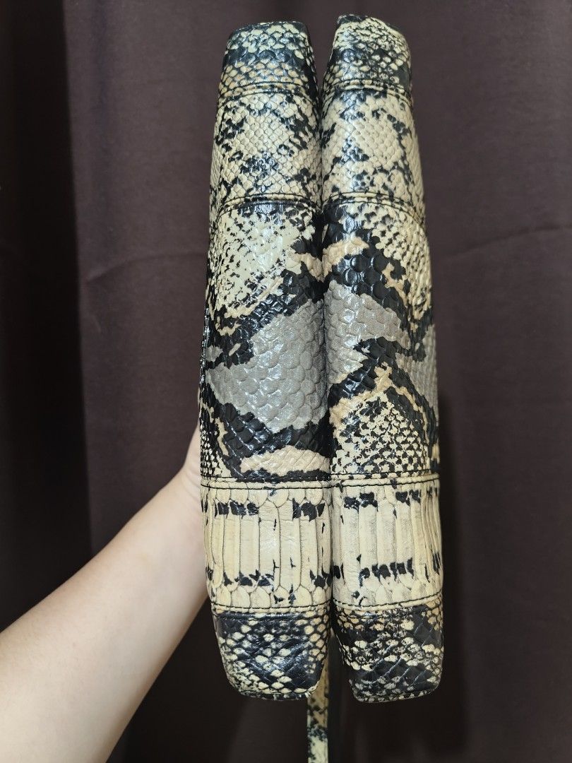 Coach snake skin sling (Limited edition) on Carousell