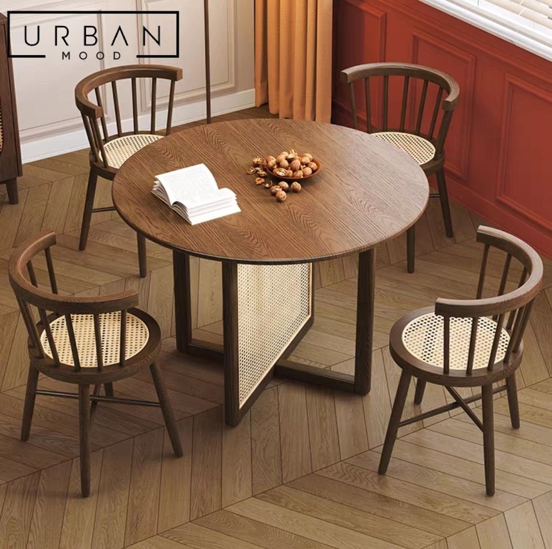 COLT Japandi Round Dining Table, Furniture & Home Living, Furniture ...