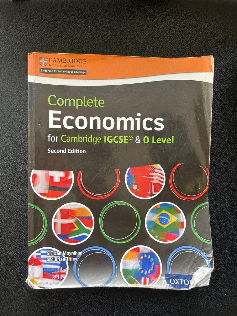 Complete Economics IGCSE & O LEVEL textbook, 興趣及遊戲, 書本 & 文具, 教科書 ...