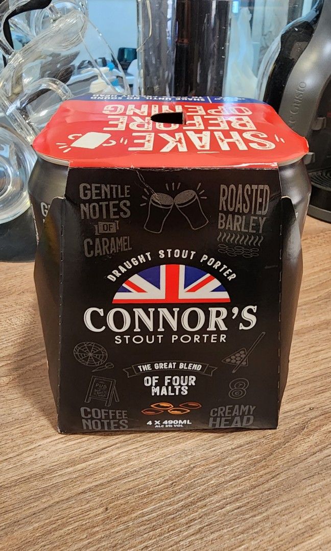 Connor's Stout Porter Draught 490ml with Free Gift, Furniture & Home ...