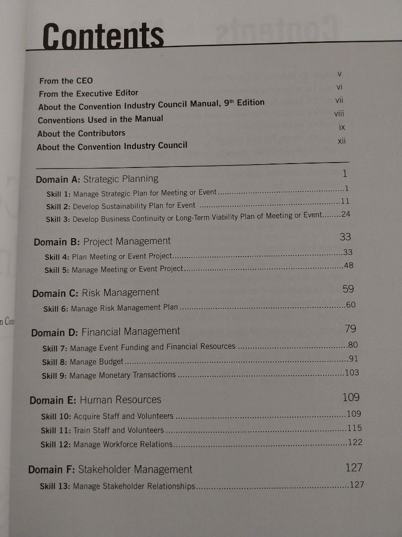 Convention Industry Council Manual A Working Guide for Effective ...