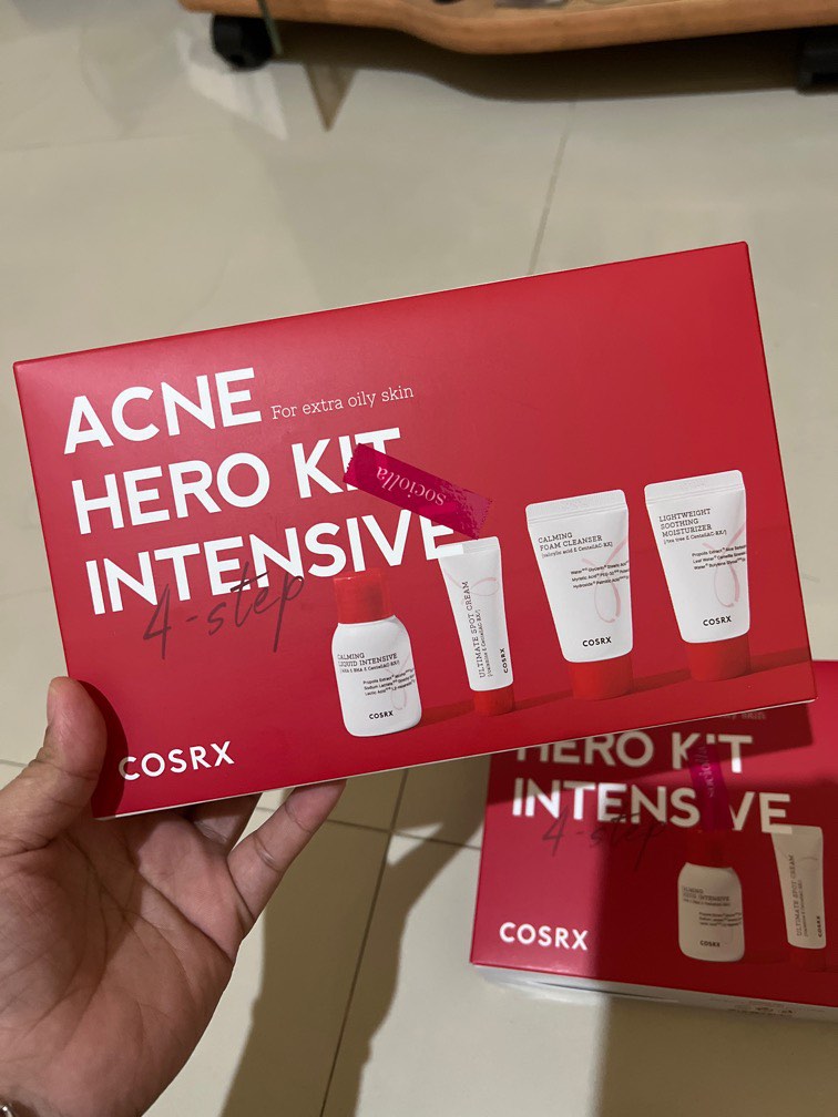 COSRX NEW acne hero kit, Kesehatan & Kecantikan, Kulit, Sabun & Tubuh ...
