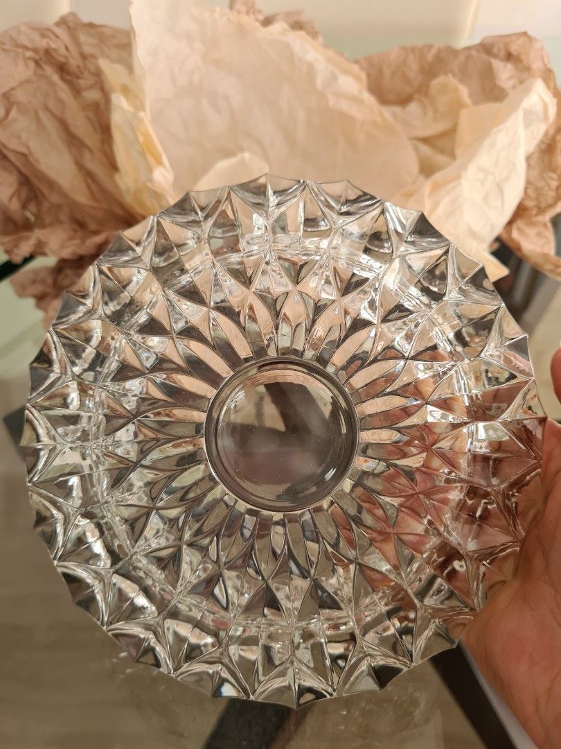 Crystal ash tray, Furniture & Home Living, Kitchenware & Tableware ...