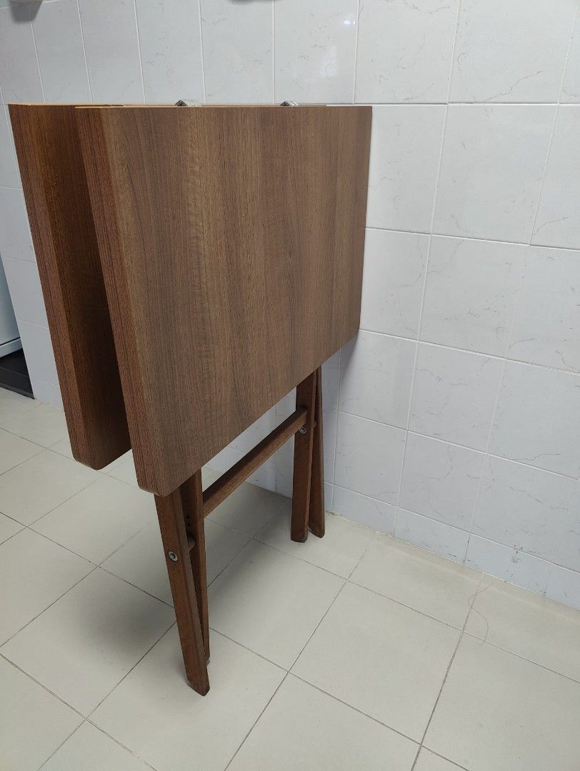 Custom made Solid wood foldable table, Furniture & Home Living ...