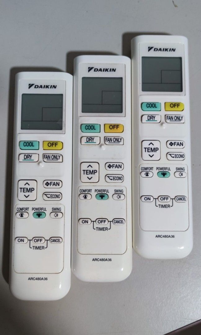 DAIKIN AIRCON CONTROLLER, TV & Home Appliances, Air Conditioners ...