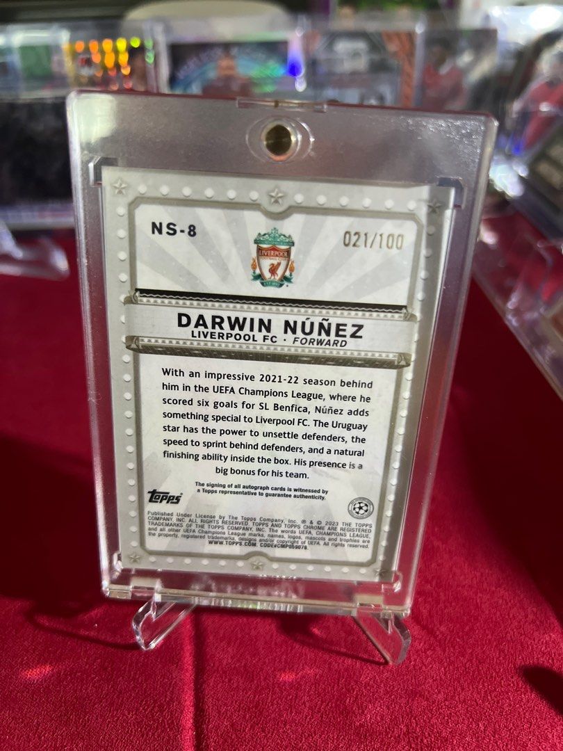 DARWIN NUNEZ NOW STARRING /100 AUTOGRAPH!, Hobbies & Toys, Memorabilia ...