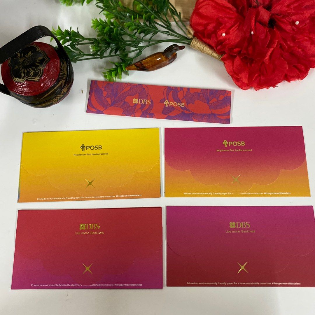 DBS 2023 Ang pow packet_ DBS POSB Ang Pow packet_ CNY red packet_ Ang ...