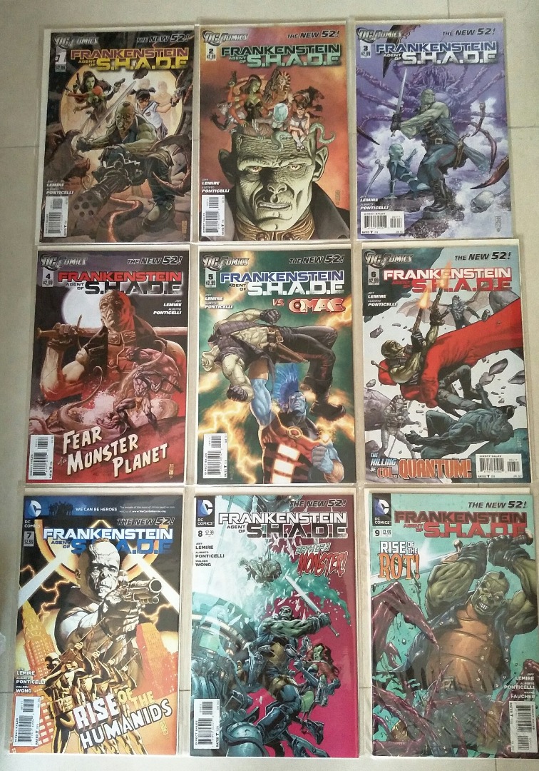DC Comic Frankenstein - Agent of S.H.A.D.E. #1-16 (The New 52) by Jeff ...