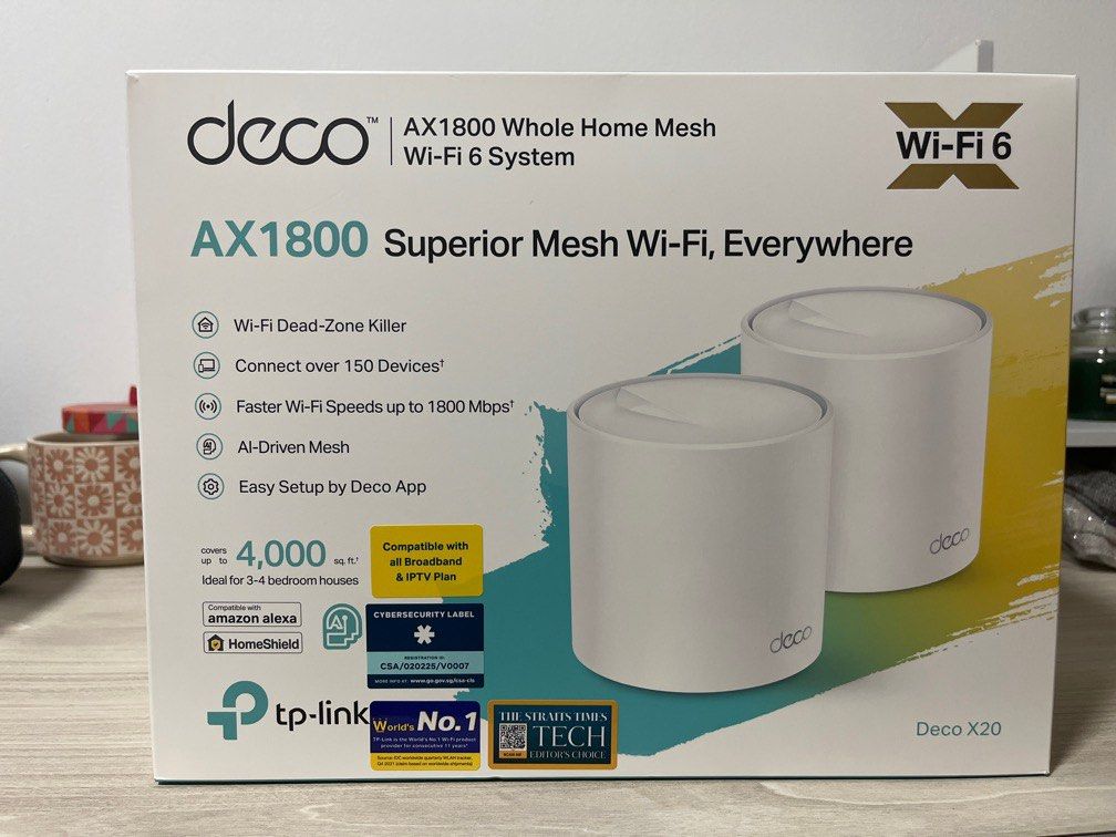 Deco AX1800 Superior Mesh Wi-Fi 6 System, Computers & Tech, Parts ...