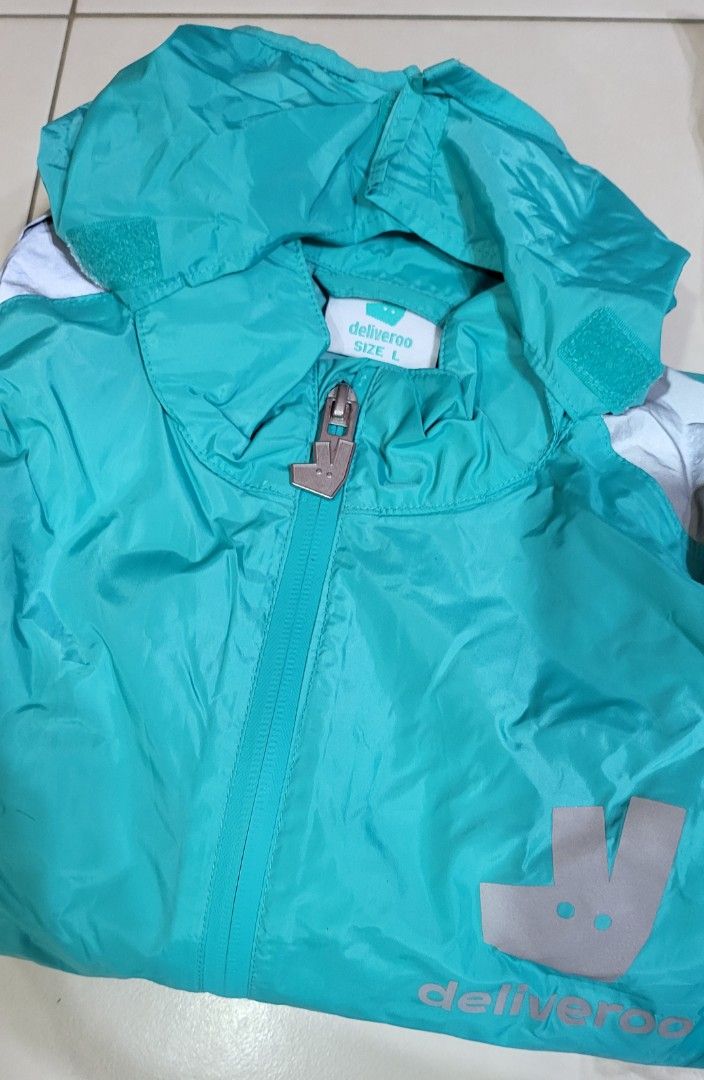 Deliveroo Waterproof Jacket, Motorcycles, Motorcycle Apparel on Carousell