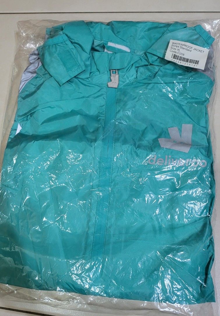Deliveroo Waterproof Jacket, Motorcycles, Motorcycle Apparel on Carousell