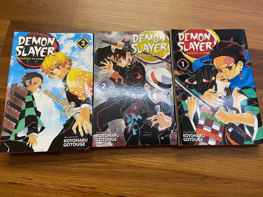 Demon Slayer Manga book, Hobbies & Toys, Books & Magazines, Comics & Manga on Carousell