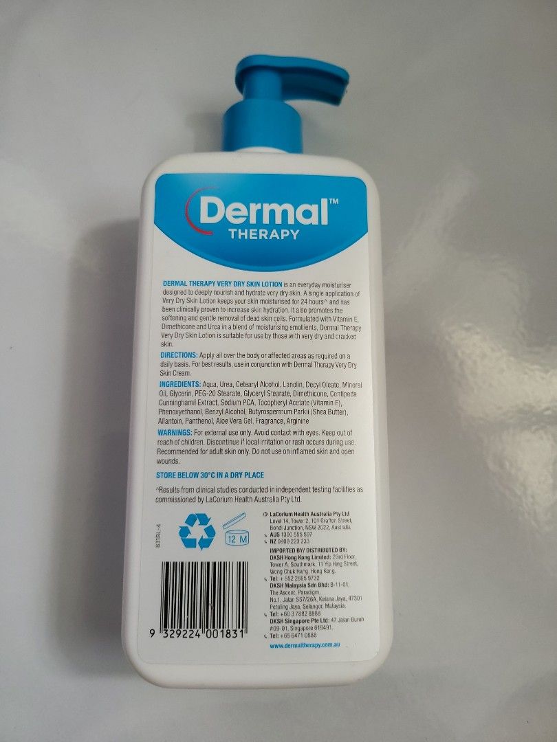 Dermal Therapy Very Dry Skin Lotion, Beauty & Personal Care, Bath ...