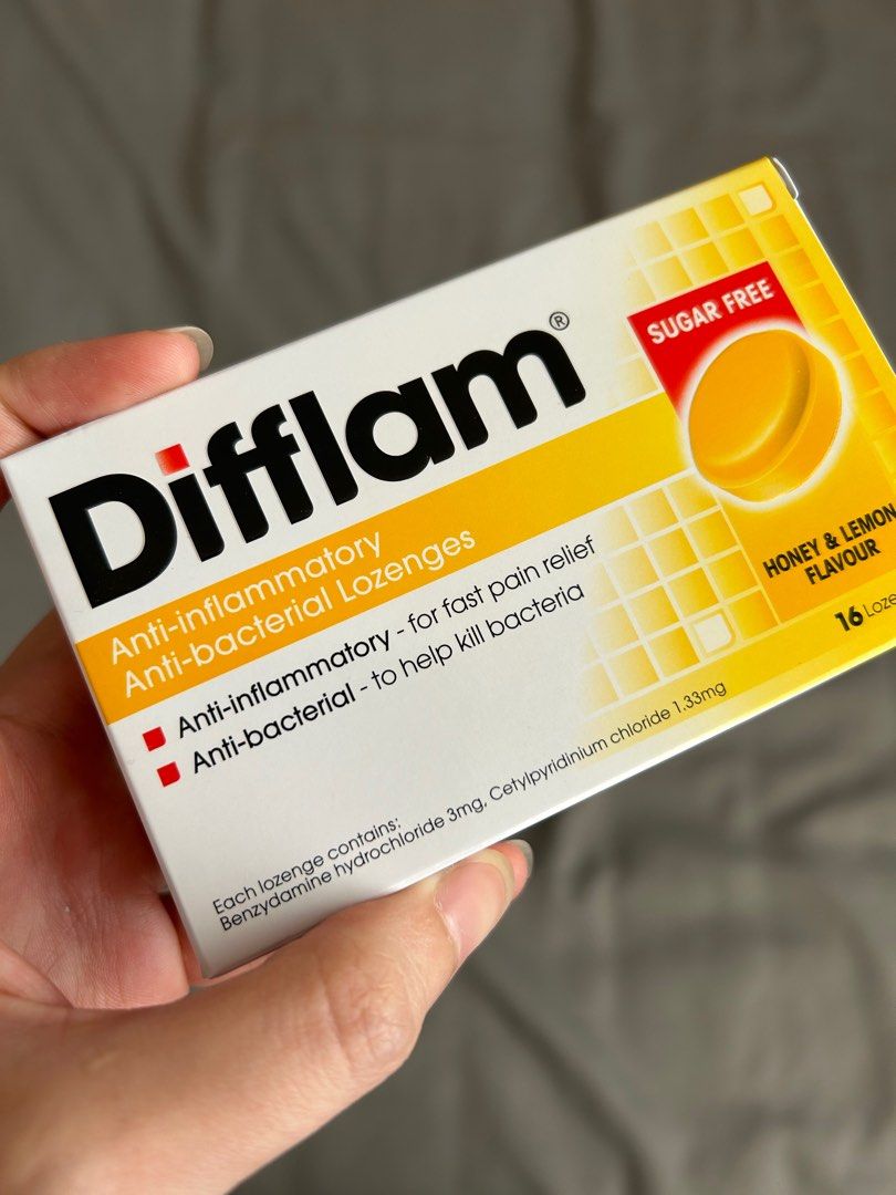Difflam Lozenges, Health & Nutrition, Health Supplements, Vitamins ...