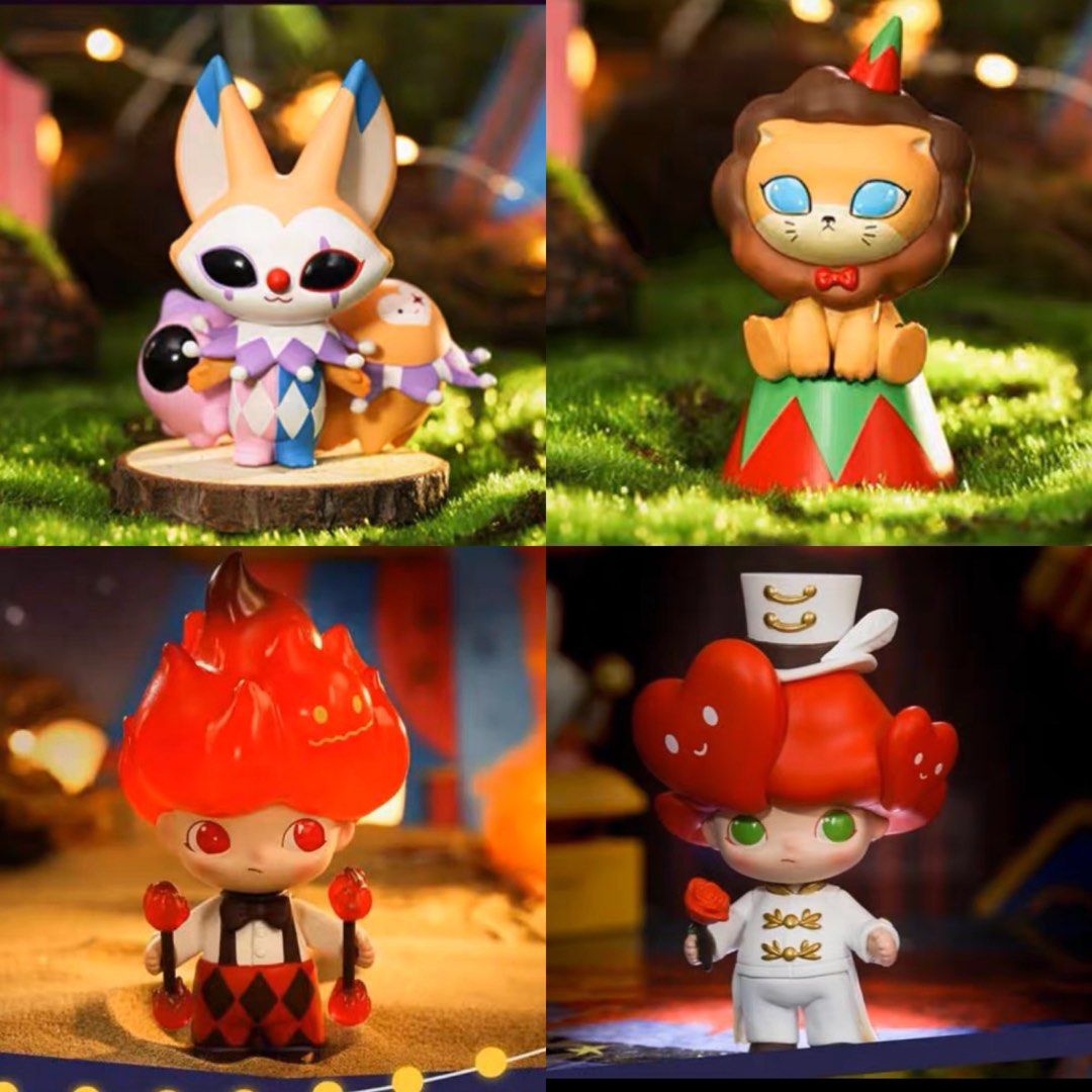 DIMOO MIDNIGHT CIRCUS POPMART / FULL SET / SINGLE BLIND BOX / ABLE TO ...