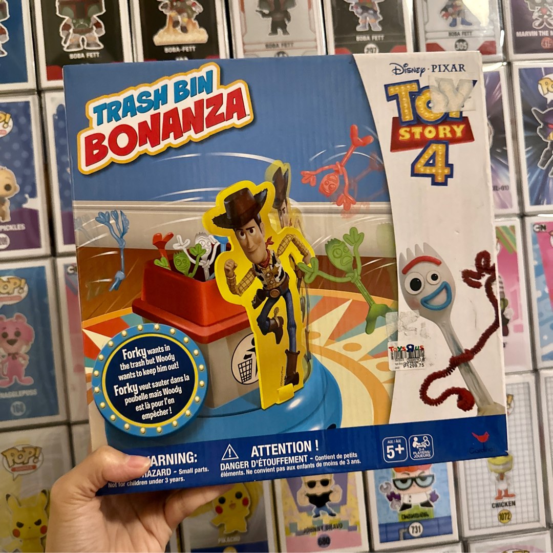 Disney Pixar Toy Story Trash Bin Bonanza - Woody and Forky on Carousell
