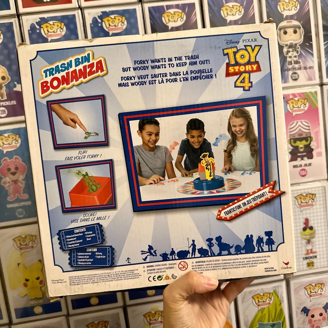 Disney Pixar Toy Story Trash Bin Bonanza - Woody and Forky on Carousell