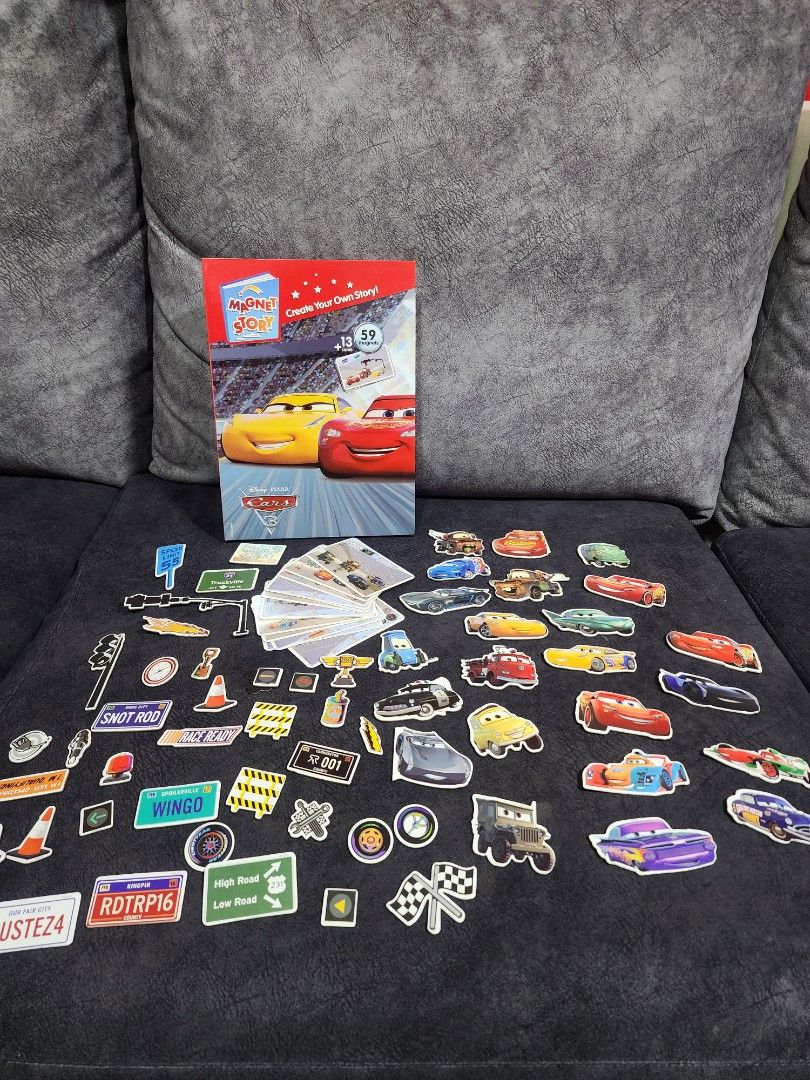 Disney's Cars 3 magnet story, Hobbies & Toys, Books & Magazines ...