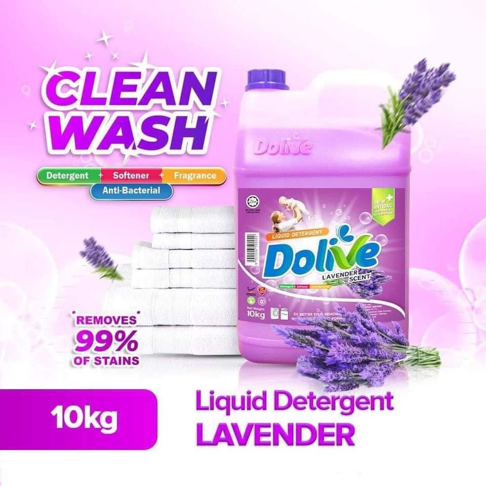 DOLIVE LIQUID DETERGENT 10KG, Furniture & Home Living, Cleaning & Homecare Supplies, Detergents ...