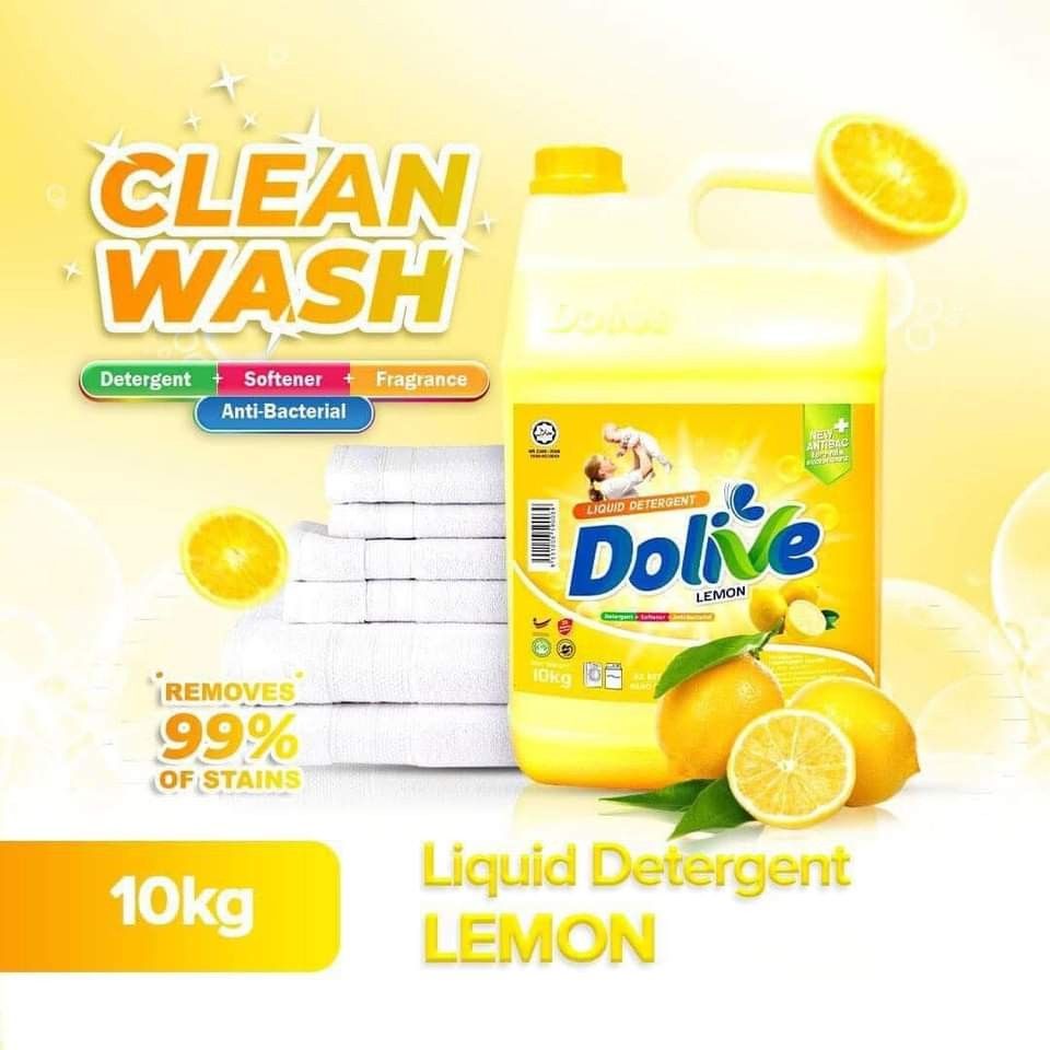 DOLIVE LIQUID DETERGENT 10KG, Furniture & Home Living, Cleaning ...