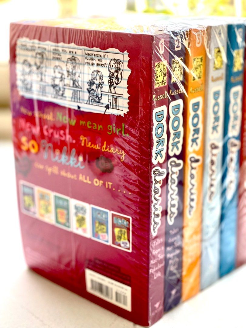 DORK Diaries Book 1-6 by Rachel Renee Russell, Hobbies & Toys, Books ...