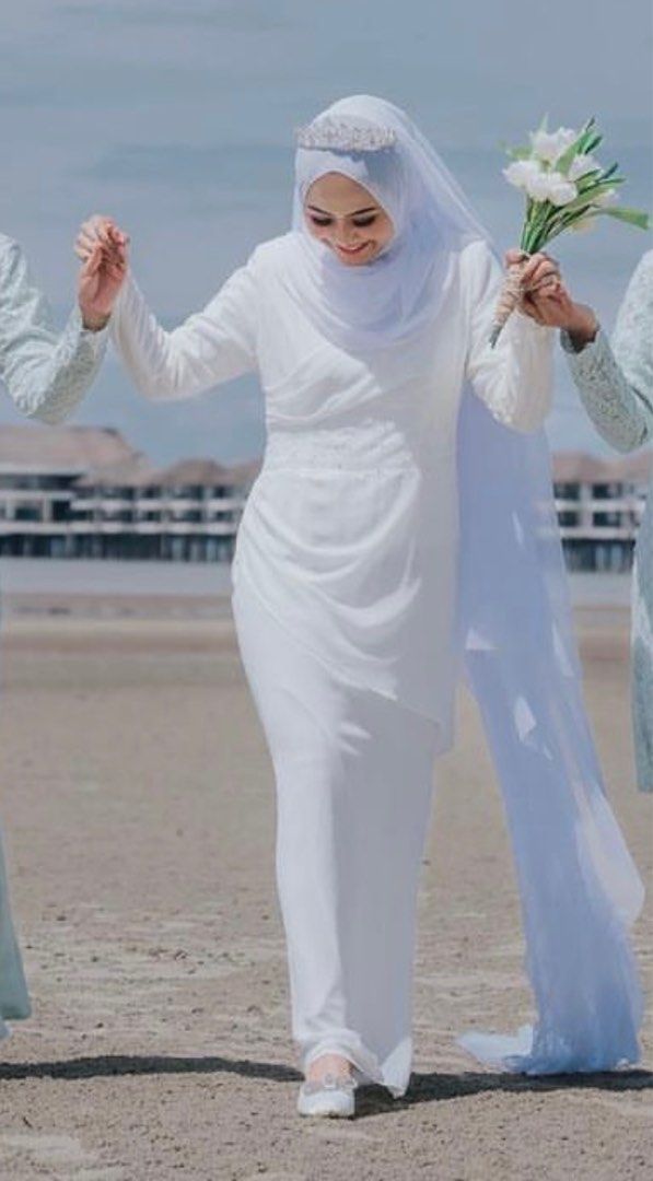 Dress Nikah by Prima Valet, Women's Fashion, Muslimah Fashion, Dresses ...