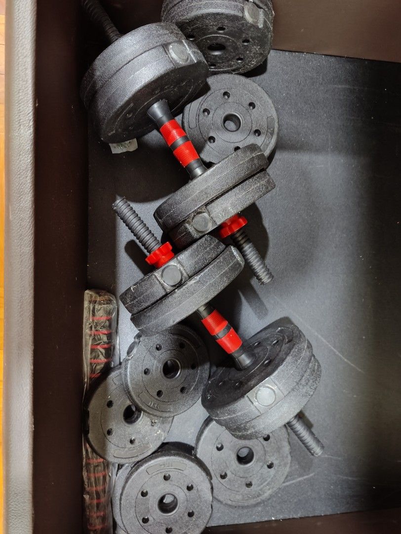 Dumbbell Set, Sports Equipment, Exercise & Fitness, Weights & Dumbbells ...