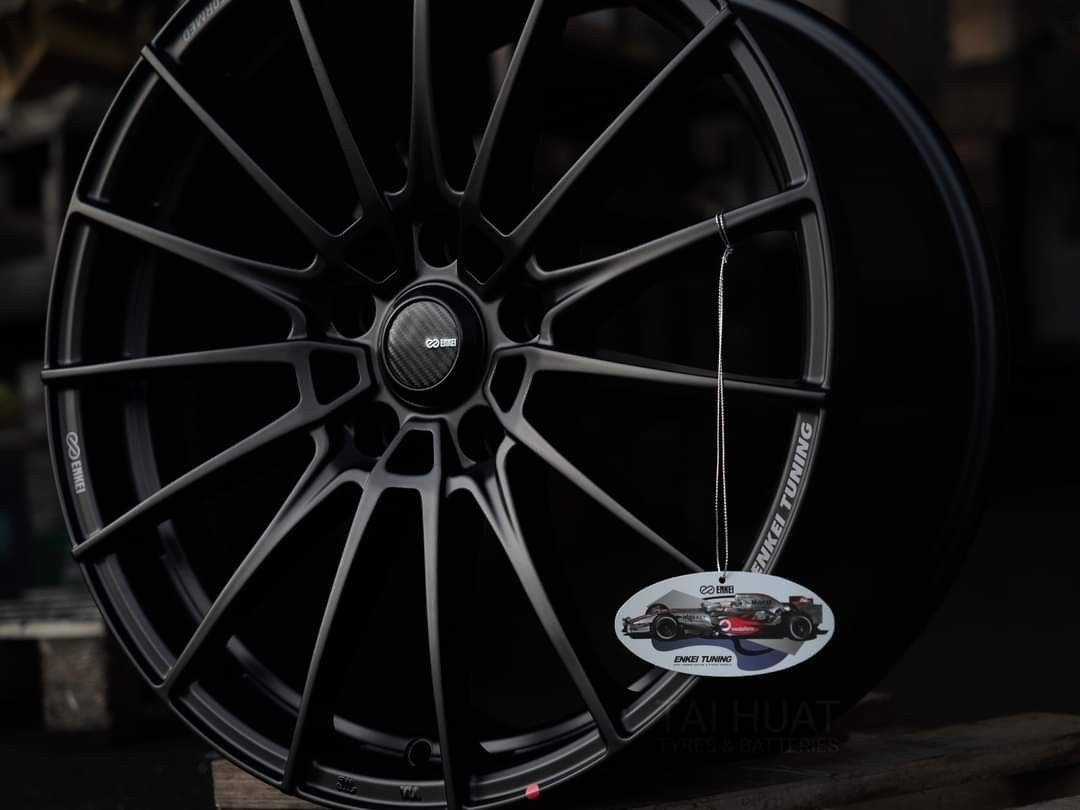 Enkei Tuning FC01 Flow Formed 17" 5x114.3 19" 5x112 matte Black rims ...
