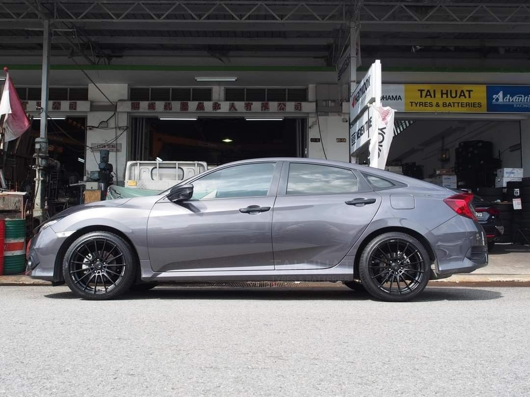 Enkei Tuning FC01 Flow Formed 17" 5x114.3 19" 5x112 matte Black rims ...