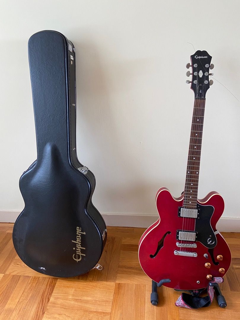 Epiphone Dot electric guitar with Original Epiphone Case (Sparkling ...