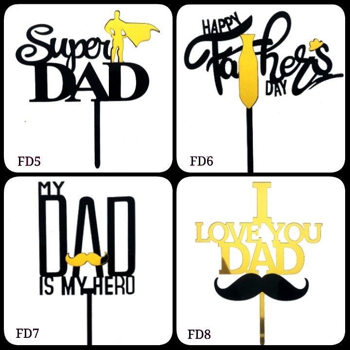 Father Day / Boss Day Cake Topper, Furniture & Home Living, Kitchenware ...