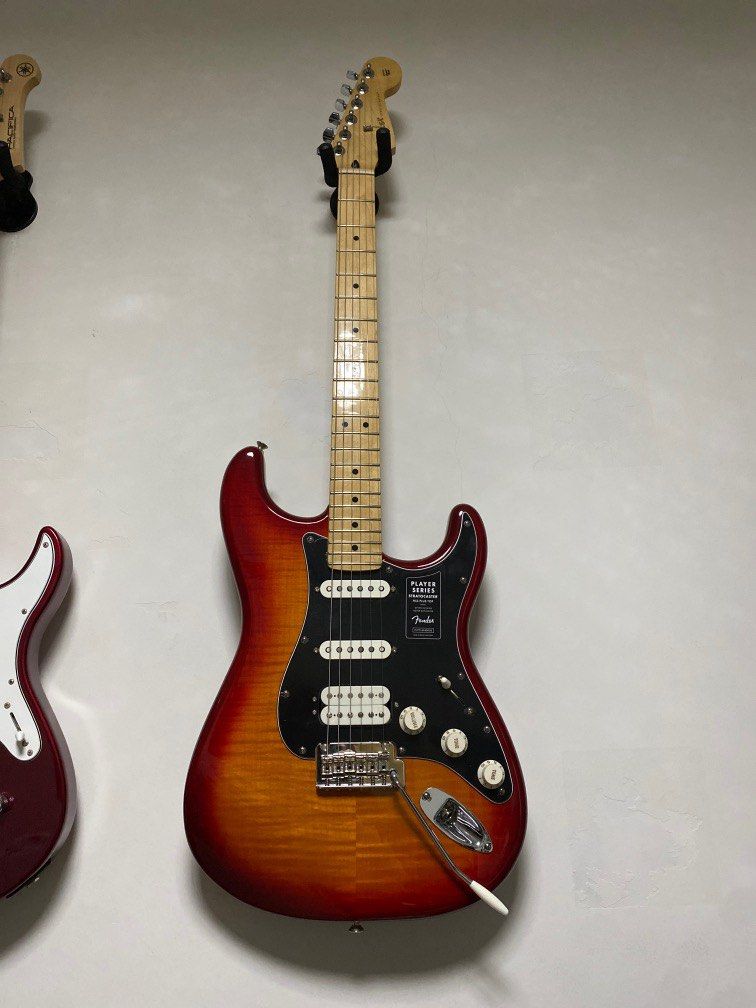 Fender Stratocaster HSS Plus Top Player Series Electric Guitar, Hobbies ...