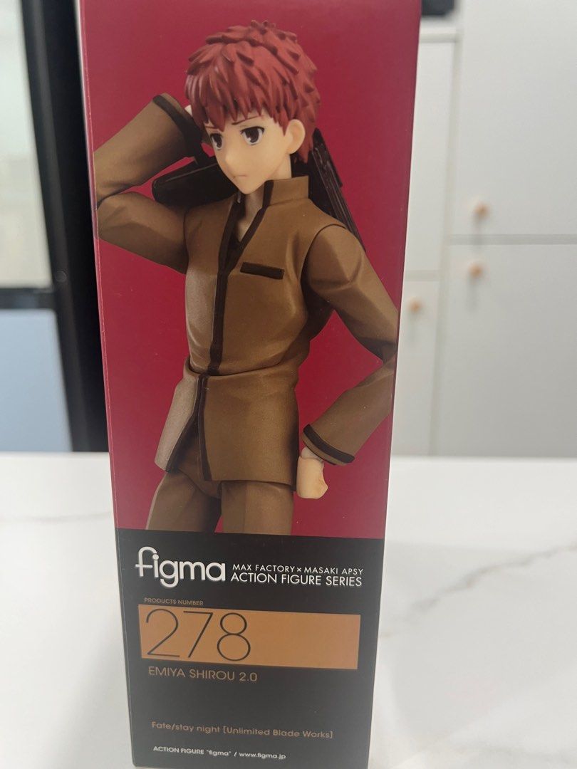 Figma 278 Emiya Shirou 2.0 Fate Stay Night Unlimited Blade Works FSN ...