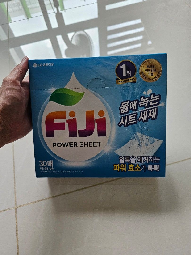 FiJi Laundry sheets ( 5 boxes), Furniture & Home Living, Cleaning ...