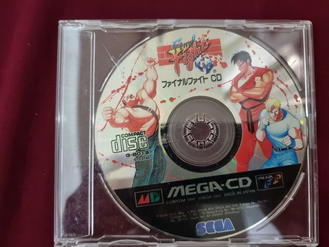Final Fight CD Sega Mega CD, Video Gaming, Video Games, Others on Carousell
