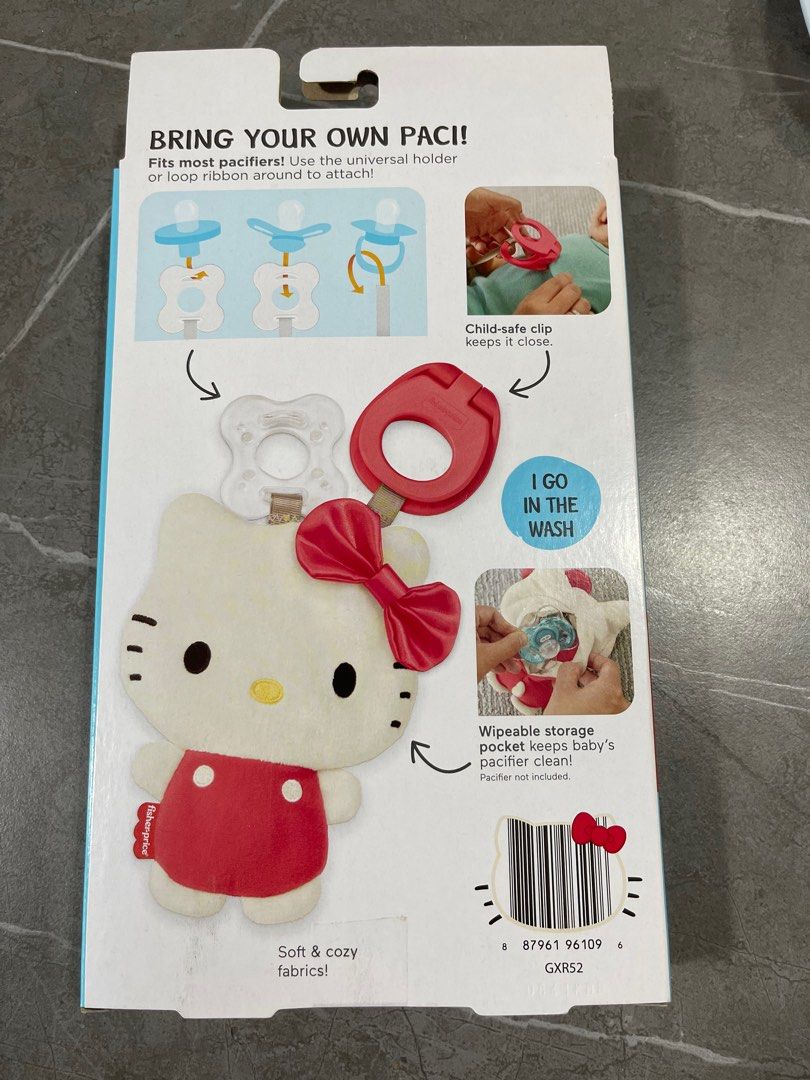 Fisher price Sanrio hello kitty pacifier holder, Babies & Kids, Nursing ...
