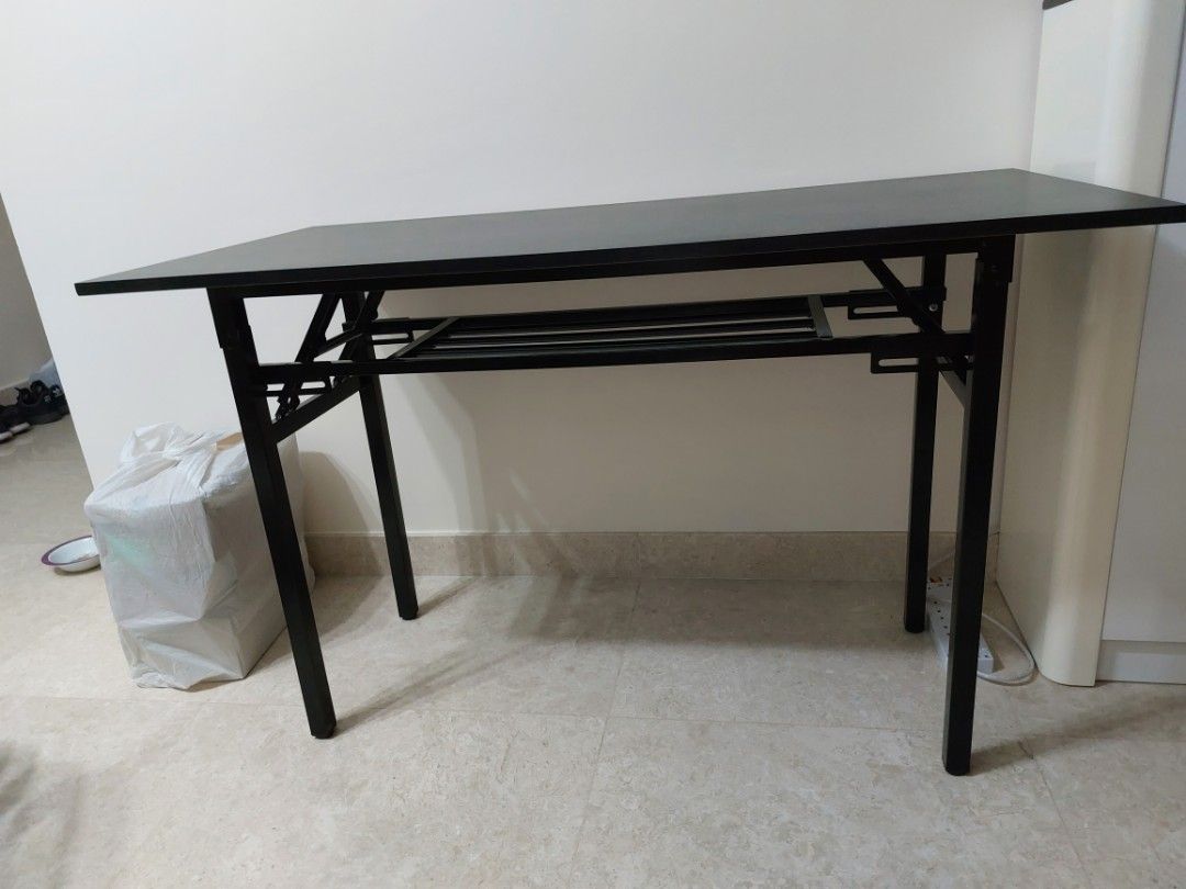 foldable study table / storage table / work from home table / long ...