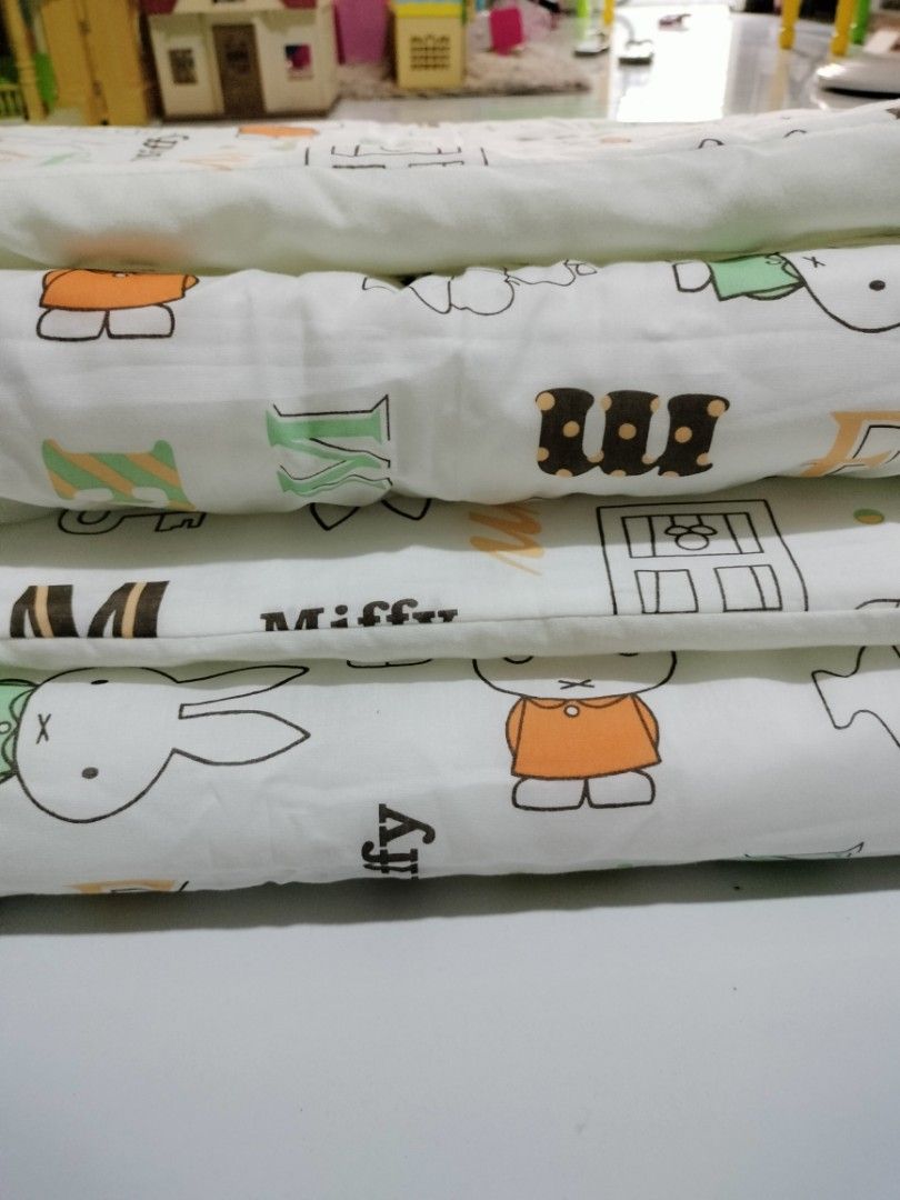 FUTON JAPAN MIFFY BABY CRIB FOAM AND COMFORTER SET, Babies & Kids, Baby ...