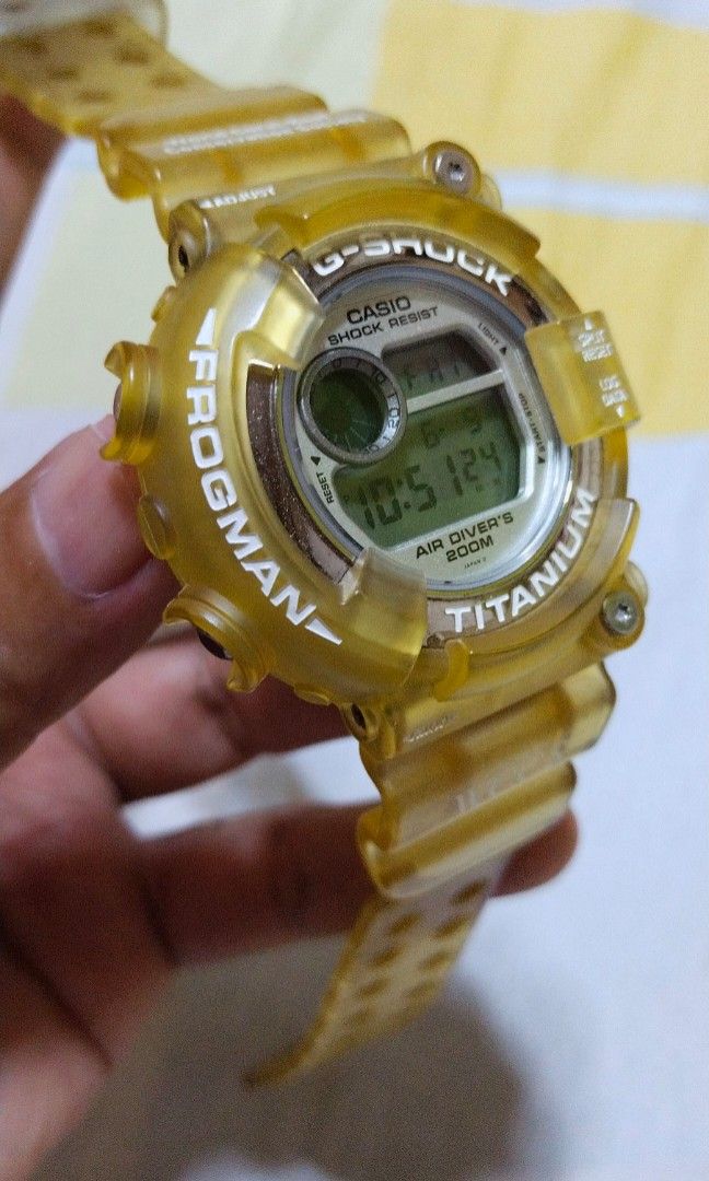 FROGMAN GSHOCK CASIO TITANIUM.1997 MODEL'S AUTHENTIC VINTAGE WATCH. AIR ...