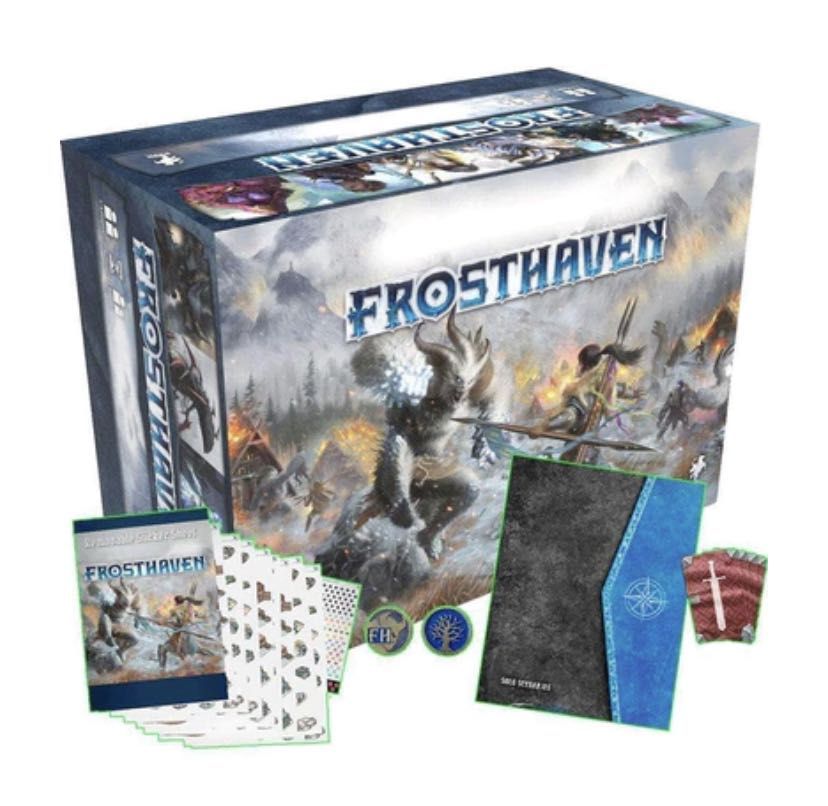Frosthaven Bundle including solo scenarios + removable stickers ...